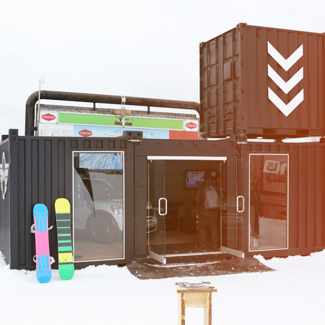 Container Modification: BMW Mini Mountain Showroom